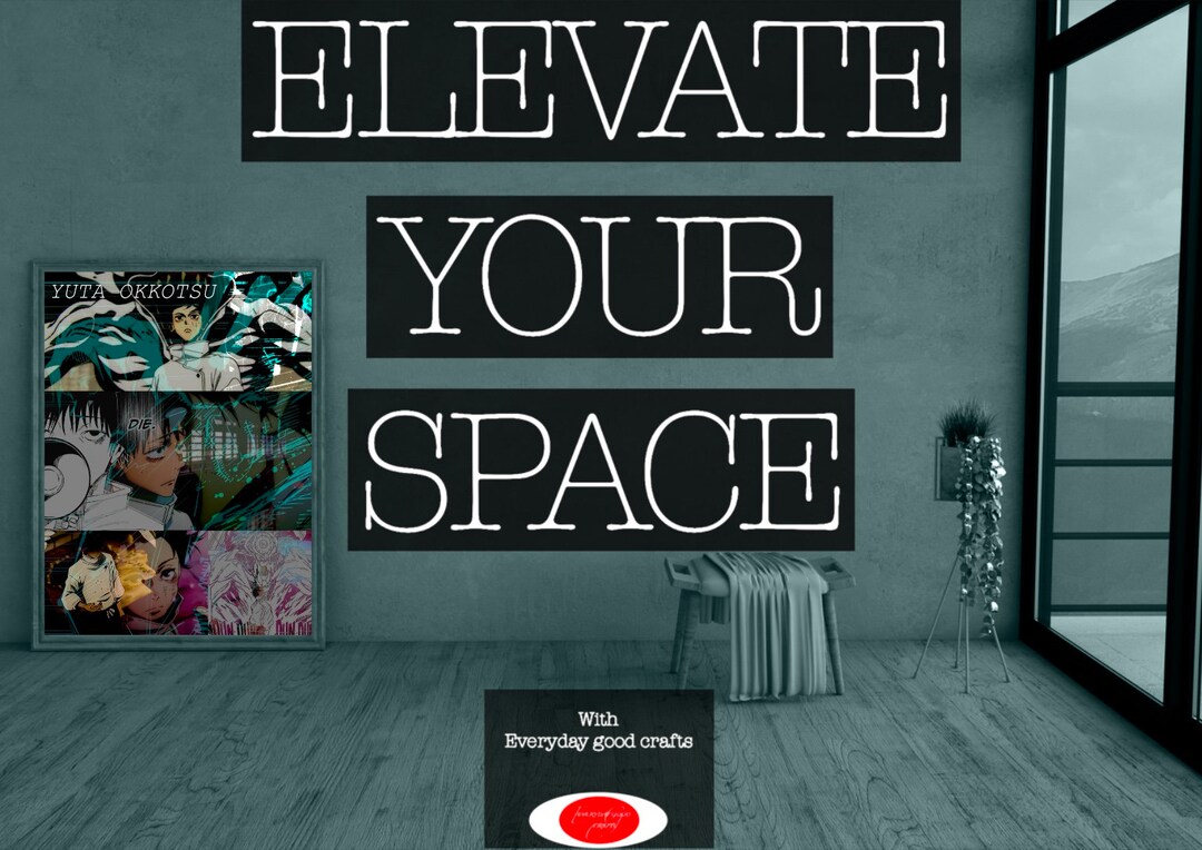 Vibrant Anime Yuta Poster: Digital Art Poster Anime Wall Decor 5 Color ...