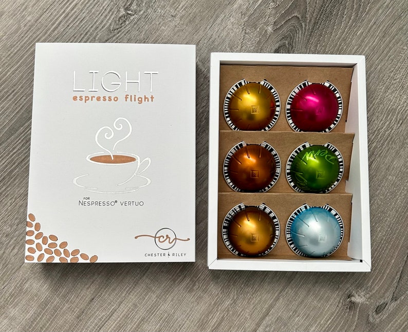 Nespresso Vertuo Espresso Sampler Flight - Vertuoline Coffee Pod Gift ...