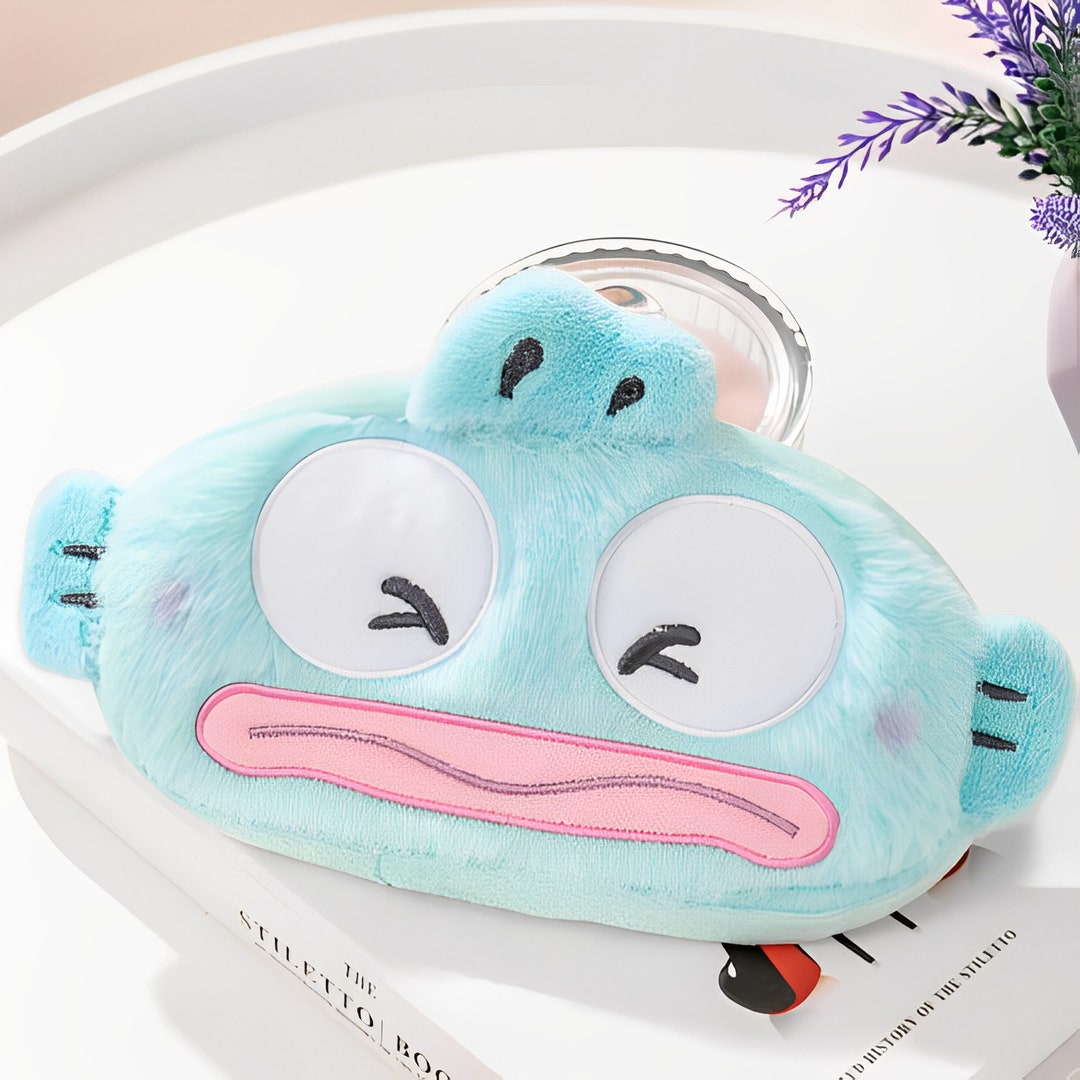 Kawaii Hangyodon Plush Sleeping Mask Soft Plush Travel Mask - Etsy