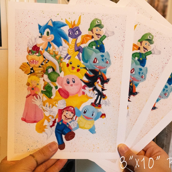 Nintendo Art - Etsy UK