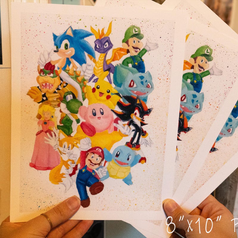 Nintendo Printables - Etsy