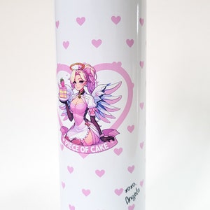 Overwatch Mercy Angela Zeigler Peice of Cake Hot Cold 20oz Stainless ...