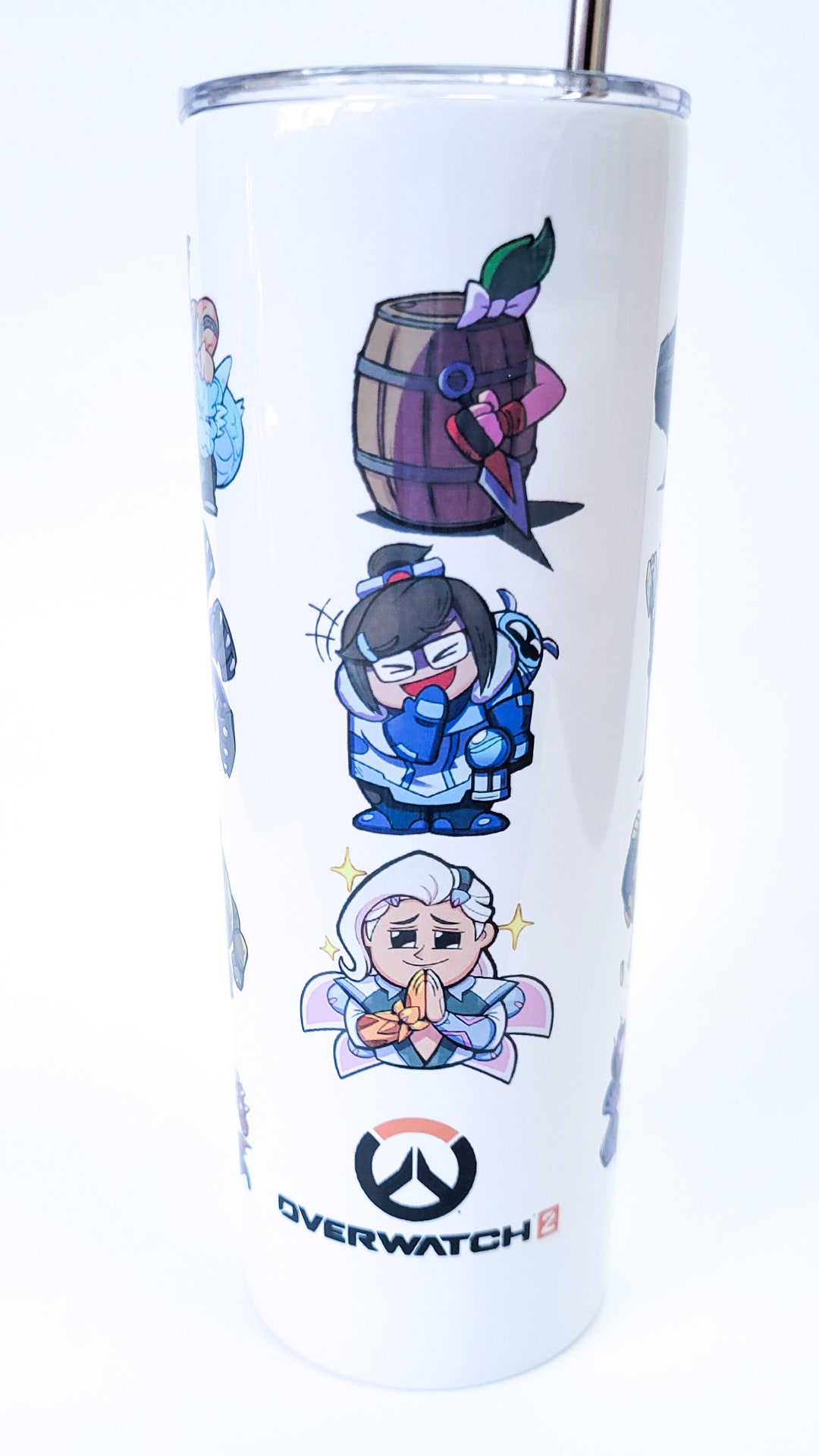 Overwatch Blizzard Dev Doodle Sprays Hot Cold 20oz Stainless Steel ...
