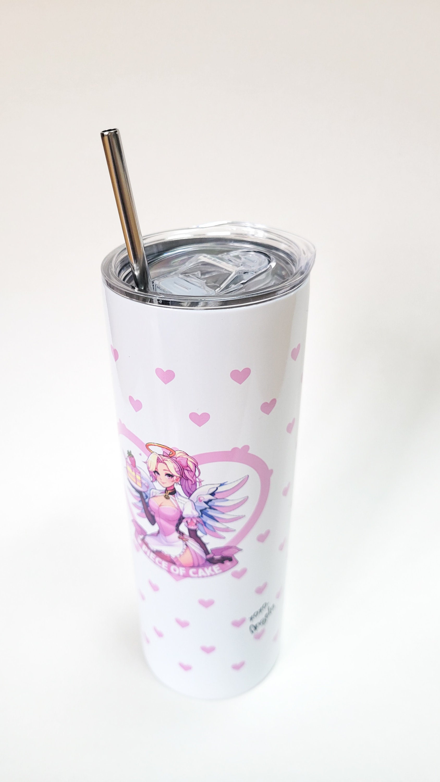 Overwatch Mercy Angela Zeigler Peice of Cake Hot Cold 20oz Stainless ...
