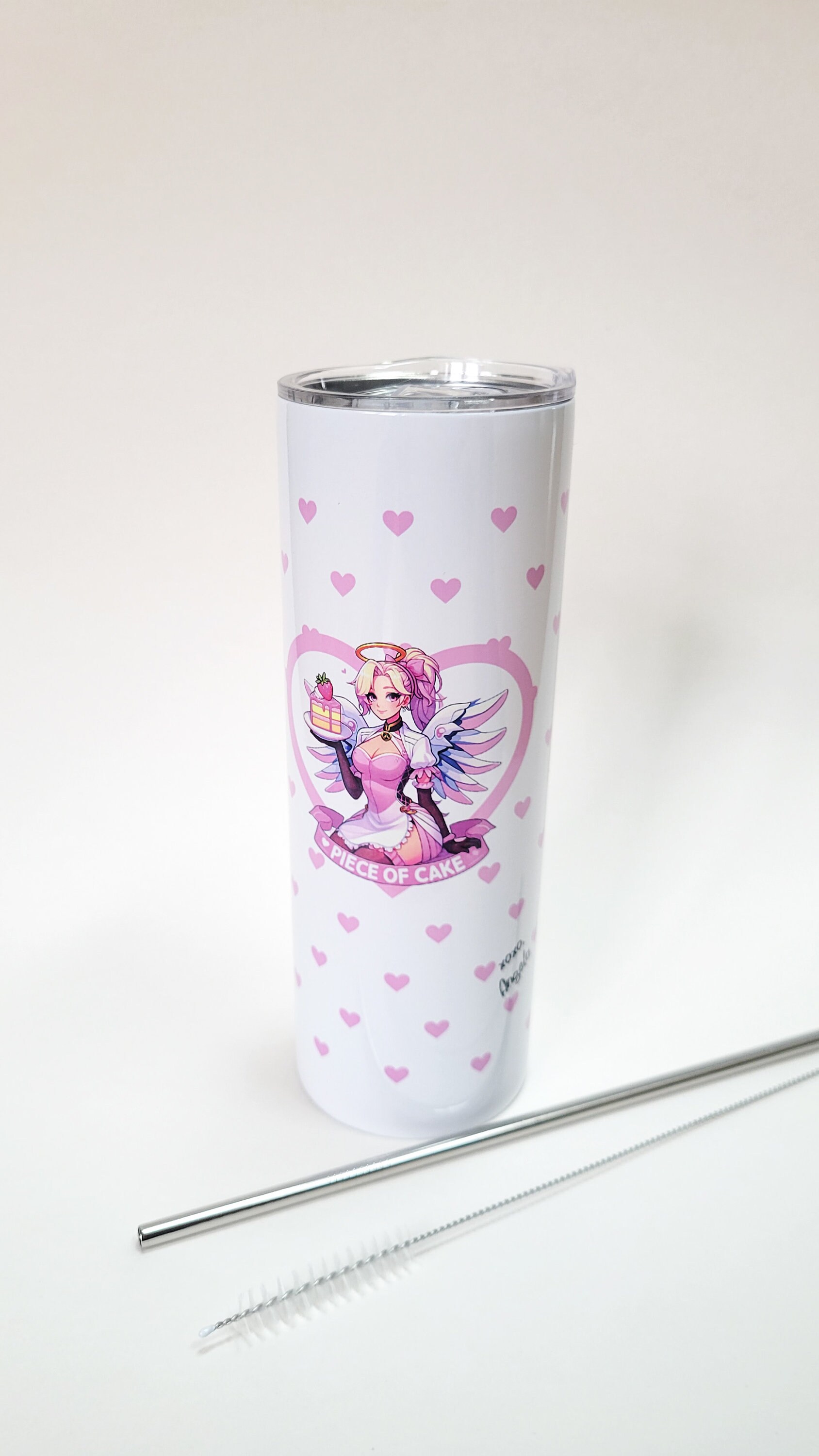 Overwatch Mercy Angela Zeigler Peice of Cake Hot Cold 20oz Stainless ...
