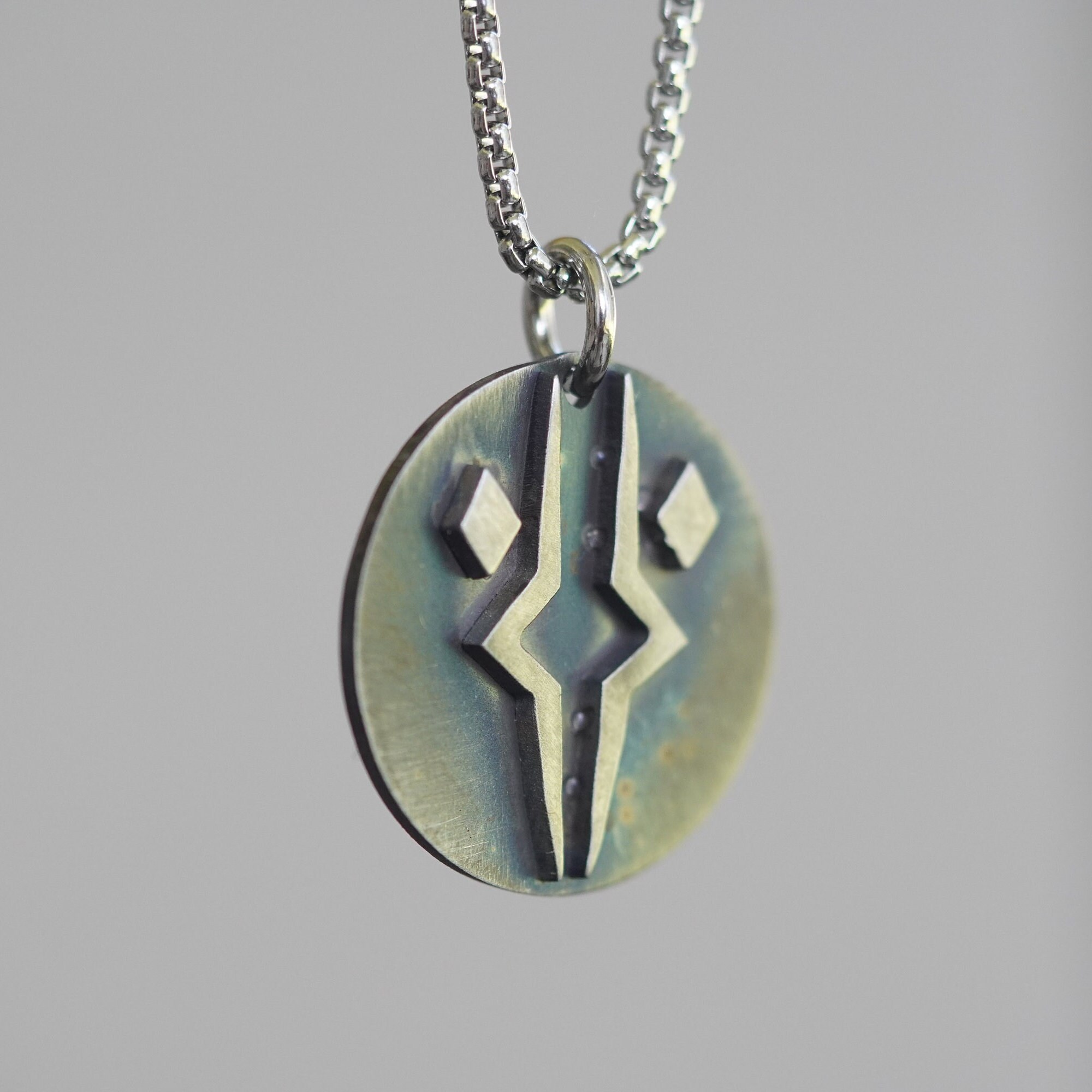 Ahsoka Tano Fulcrum Symbol Necklace Star Wars Gift Stainless Steel ...