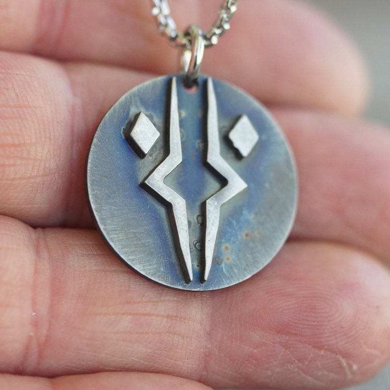 Ahsoka Tano Fulcrum Symbol Necklace Star Wars Gift Stainless Steel ...