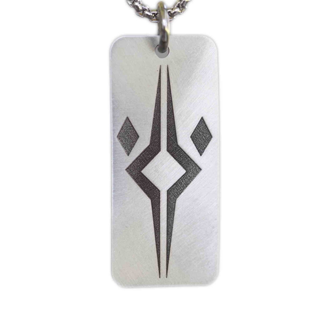 Ahsoka Tano Necklace: Stainless Steel Fulcrum Pendant, Star Wars Fan ...