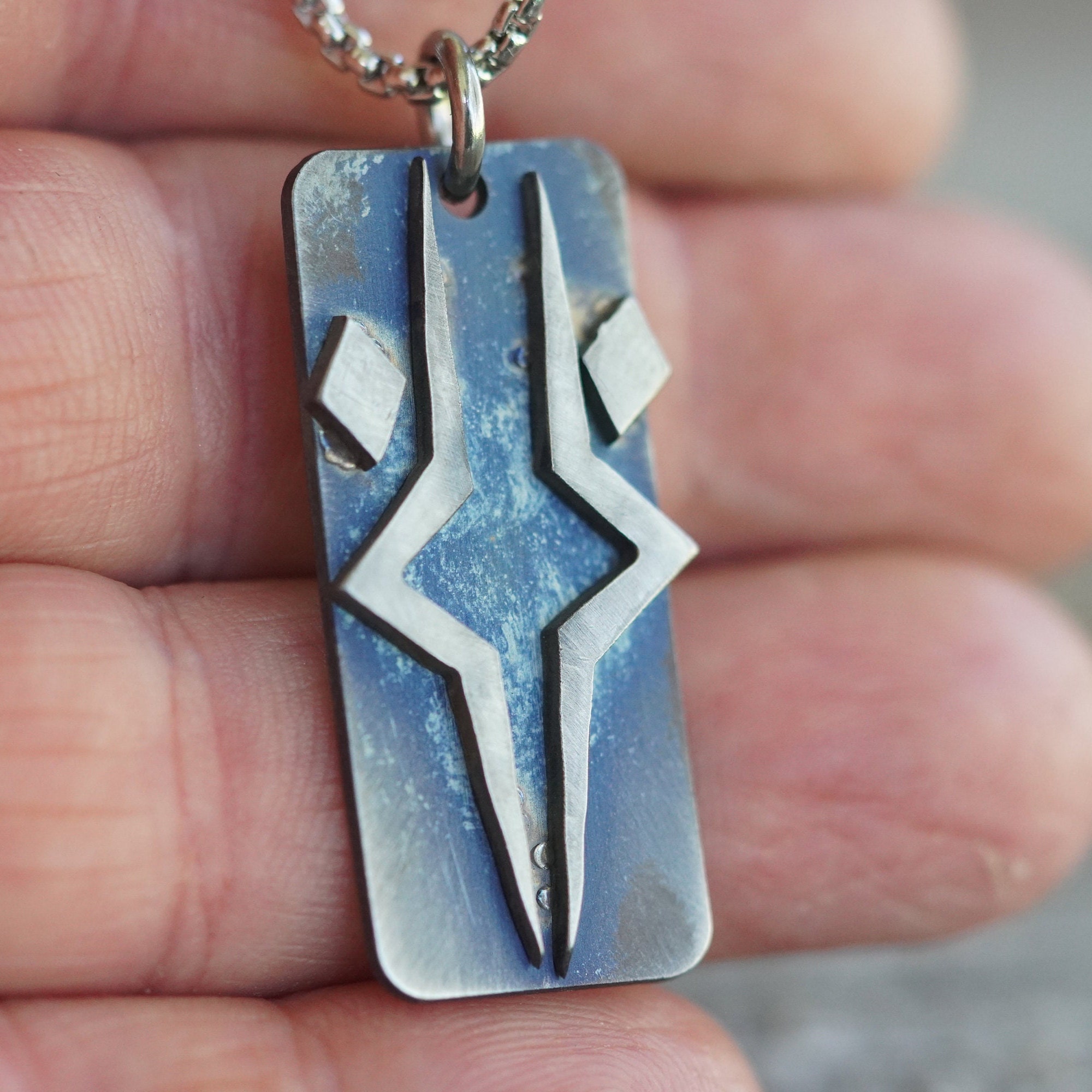 Ahsoka Tano Fulcrum Symbol Necklace Star Wars Gift Stainless Steel ...