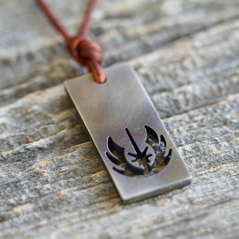 Jedi Order Crest Logo Necklace Star Wars Jewelry Leia Luke Skywalker - Etsy