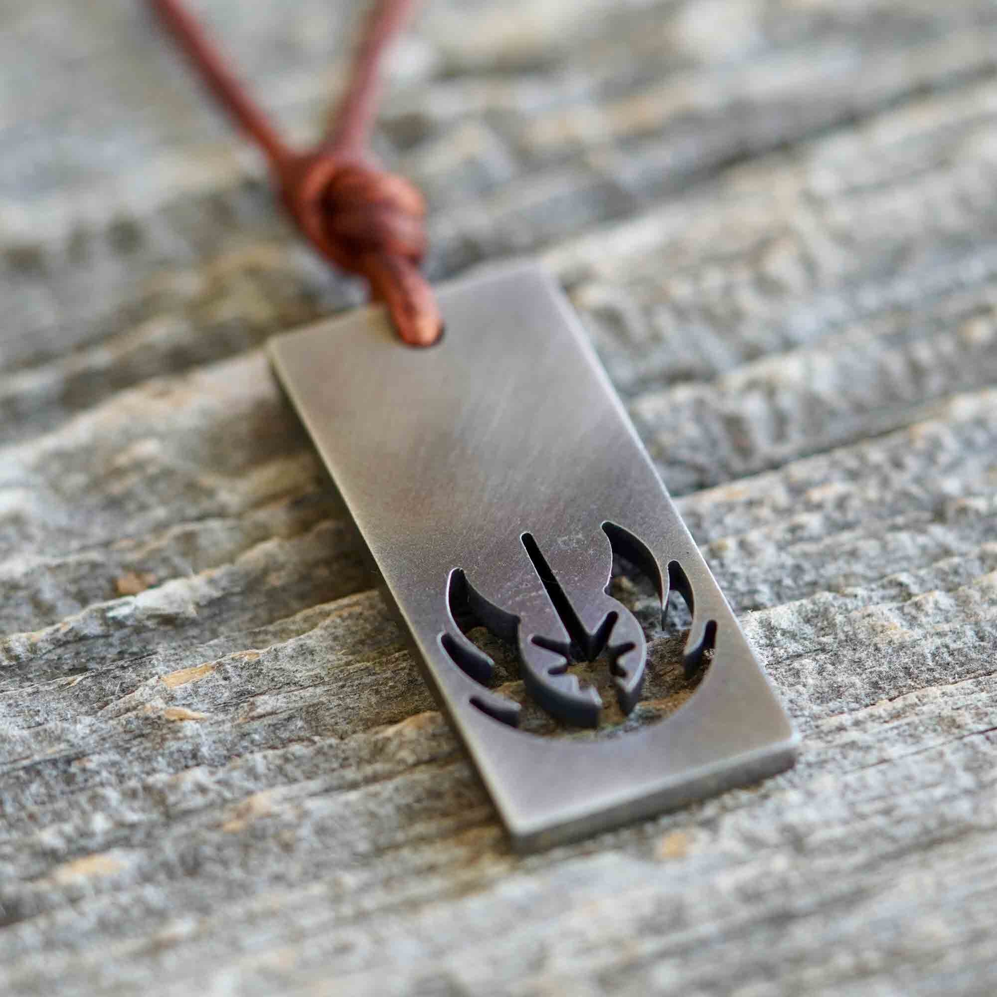 Jedi Order Crest Logo Necklace Star Wars Jewelry Leia Luke Skywalker - Etsy