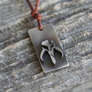 Mandalorian Mythosaur Skull Necklace, Star Wars Fan Art Stainless Steel ...