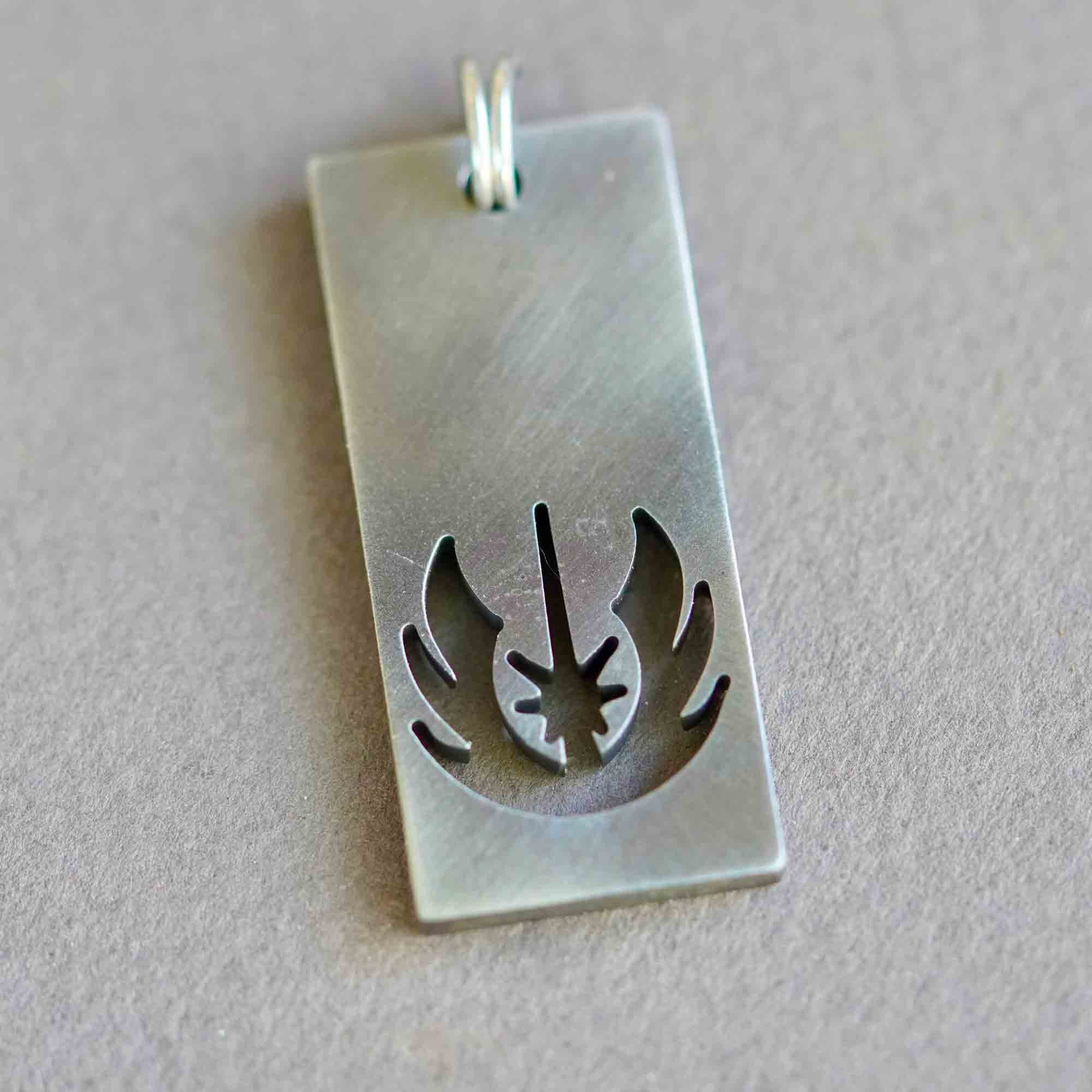 Jedi Order Crest Logo Necklace Star Wars Jewelry Leia Luke - Etsy