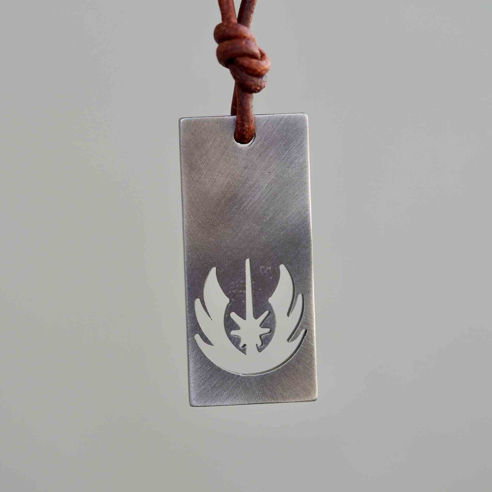 Jedi Order Crest Logo Necklace Star Wars Jewelry Leia Luke Skywalker - Etsy