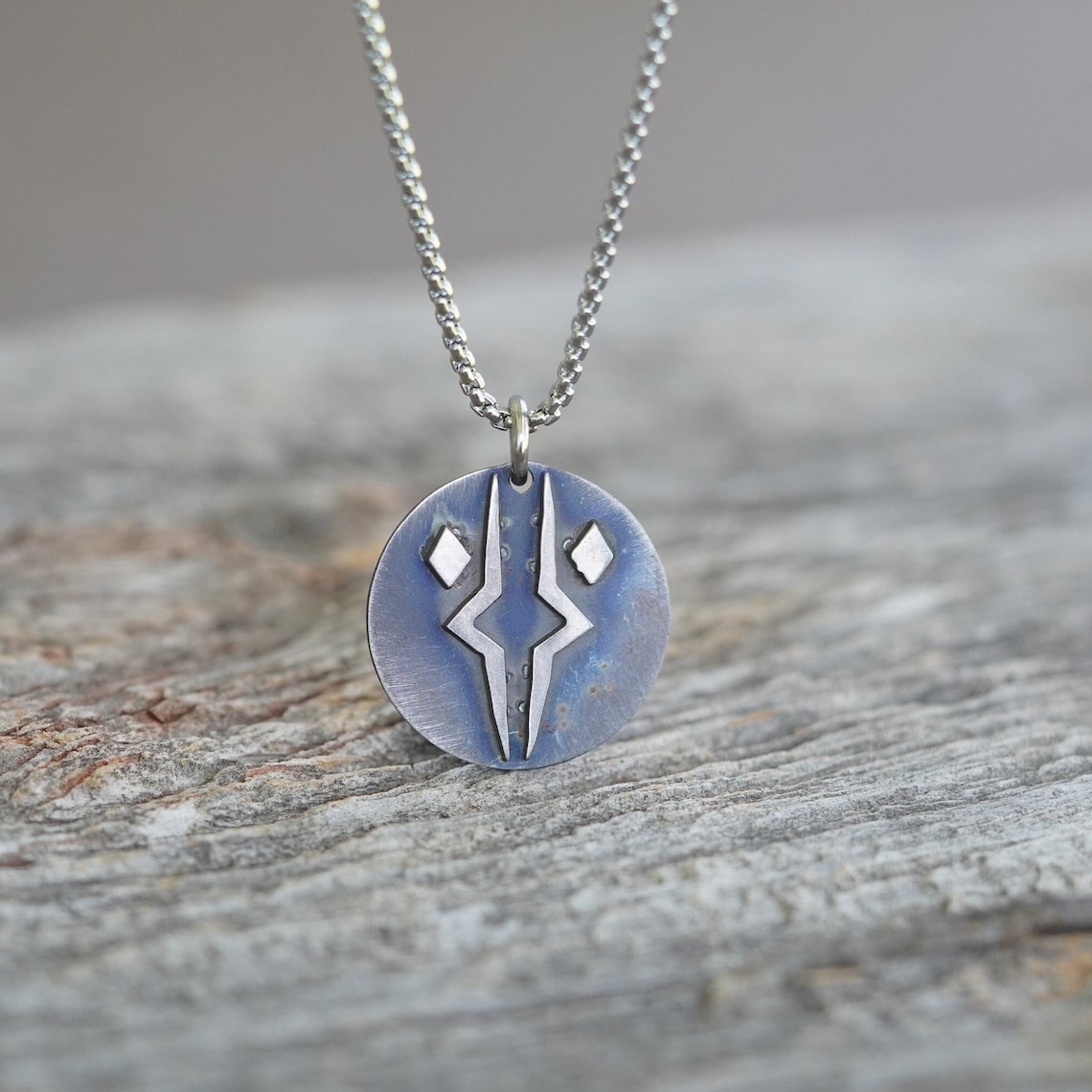 Ahsoka Tano Fulcrum Symbol Necklace Star Wars Gift Stainless Steel ...