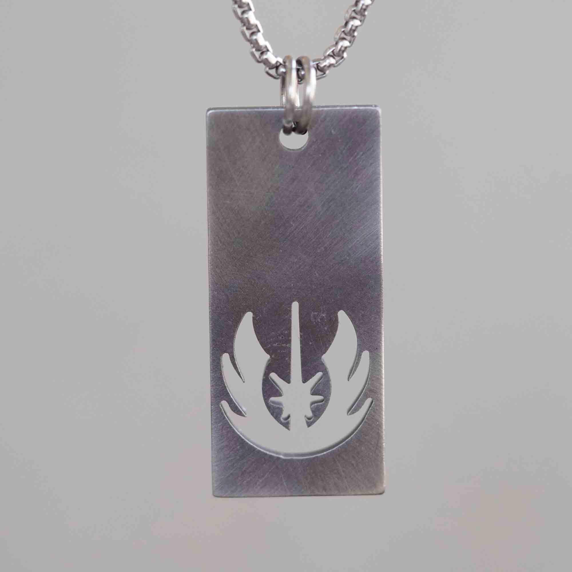 Jedi Order Crest Logo Necklace Star Wars Jewelry Leia Luke Skywalker - Etsy