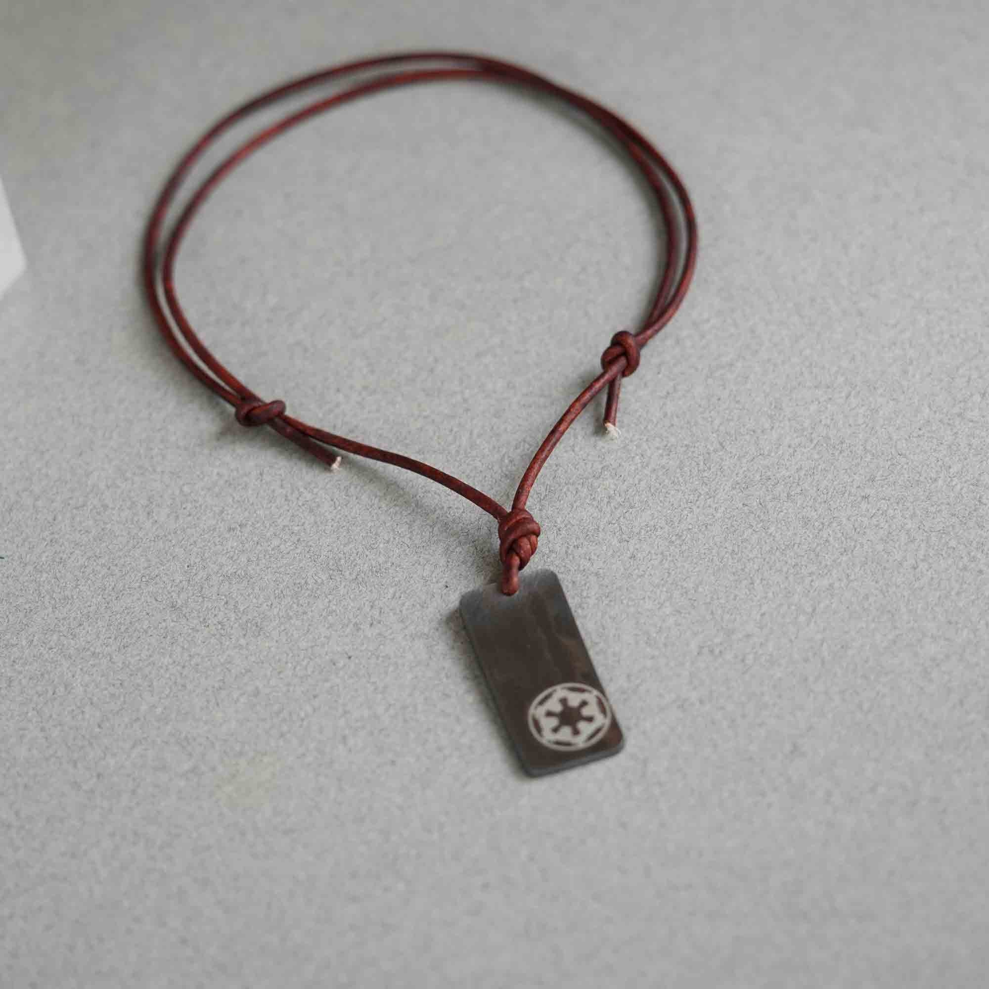 Galactic Empire Necklace Imperial Crest Pendant Star Wars Gift - Etsy