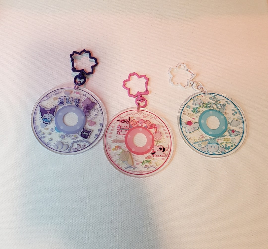Kawaii Keychain-acrylic Keychain-sanrio Keychain-kawaii Sanrio Backpack ...