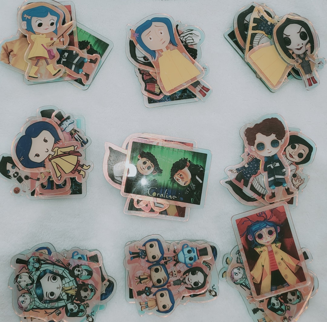 Coraline Acrylic Charms: DIY Craft Embellishments (13-piece Set) - Etsy