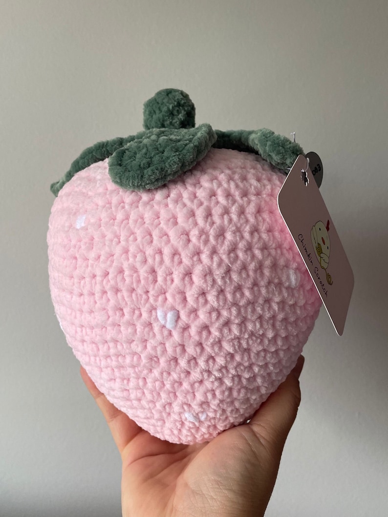 Strawberry Crochet Plush Cute Strawberry Amigurumi - Etsy
