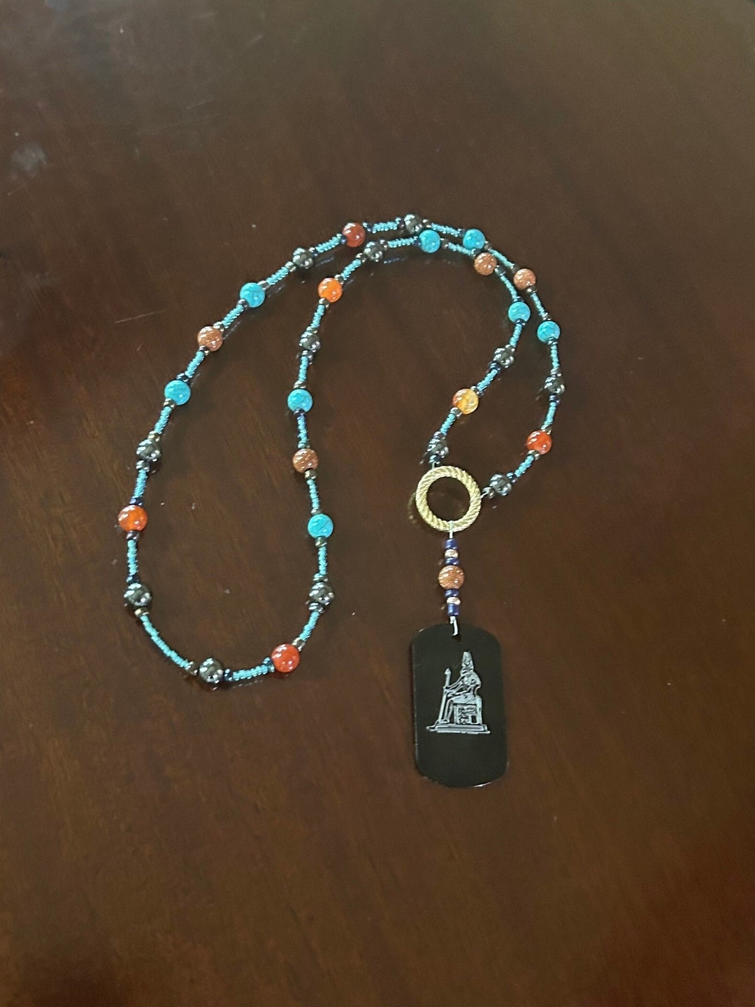 Large Amun(amun Ra)prayer Beads: Kemetic God of Fertility, Creation ...