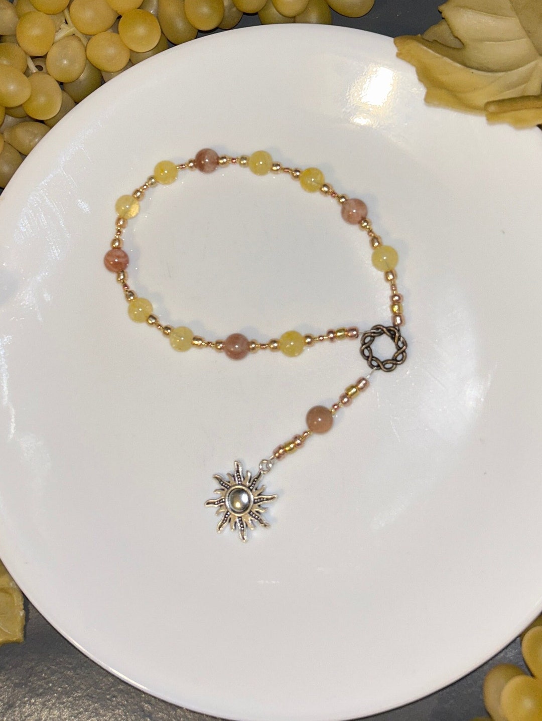 Small Helios Prayer Beads: Hellenic Titan of the Sun and Light - Etsy