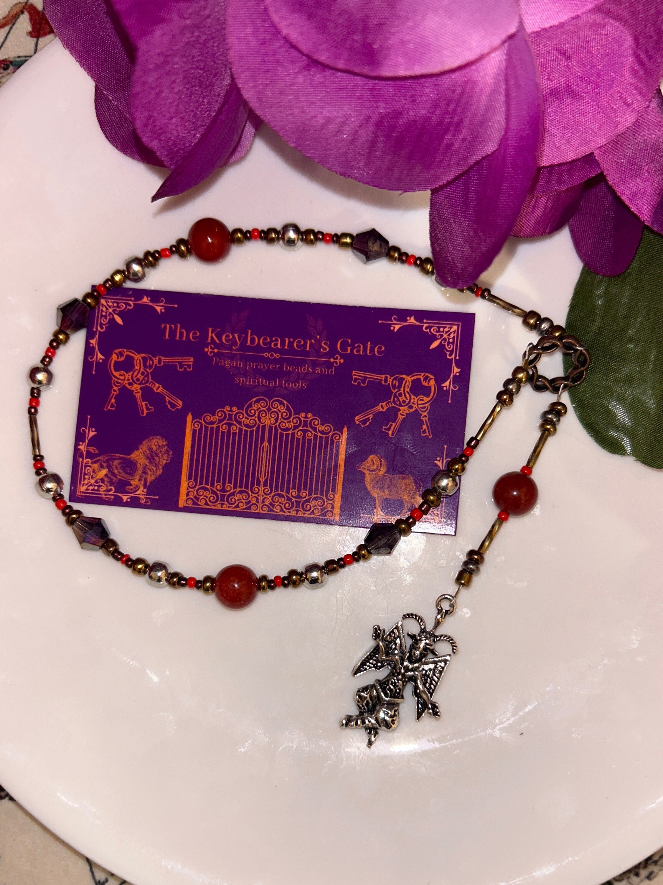 Small Baphomet Prayer Beads: Occult Deity/embodiment of - Etsy