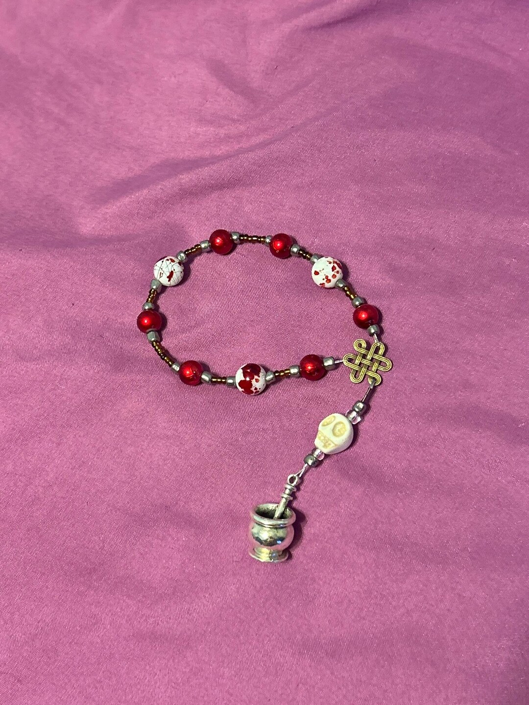 Small Baba Yaga Prayer Beads: Witch of Slavic Folklore, Giver of ...