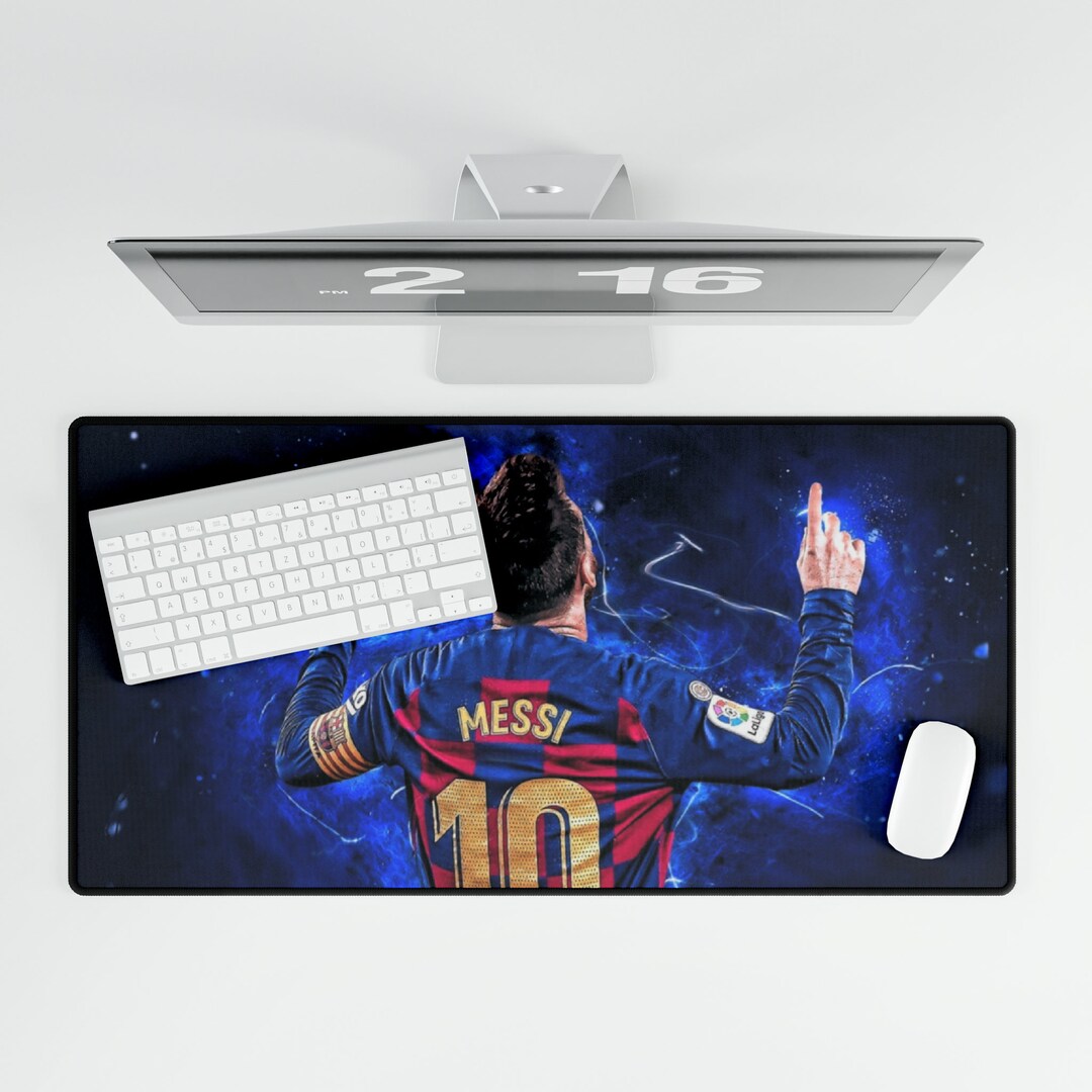 Lionel Messi Desk Mat, Messi Mouse Pad, Gaming Mouse Pad, Messi Lovers ...