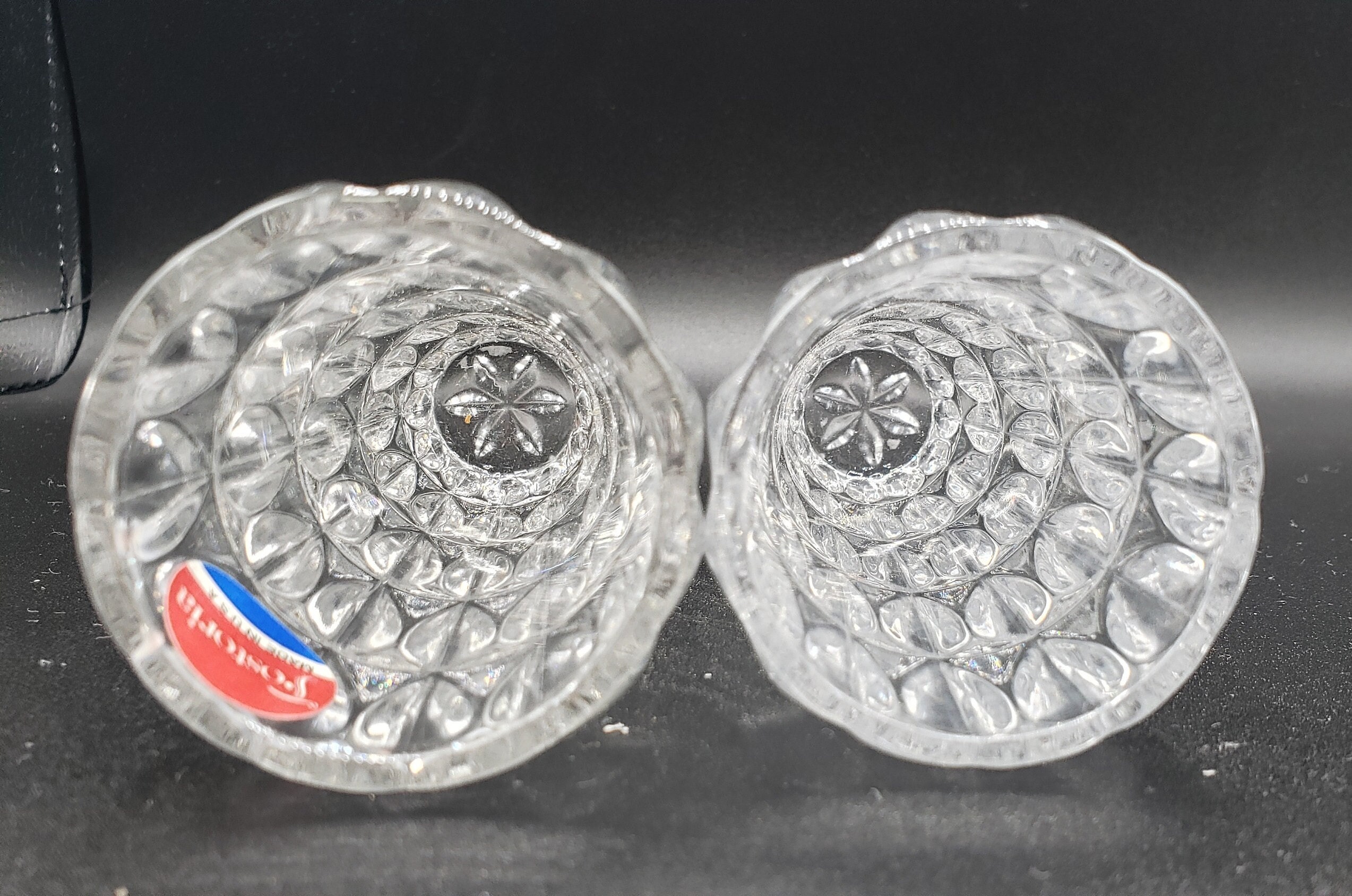 Vintage Fostoria American Lead Crystal Bud Vases - Etsy