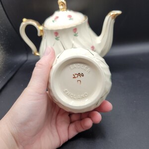 Vintage Stadler Rosebud Tea Set Teapot, Creamer & Sugar - Etsy