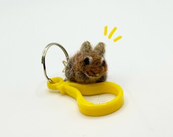 Christmas Ornament Felted Animal Keychain Phone Backpack Purse Charm ...