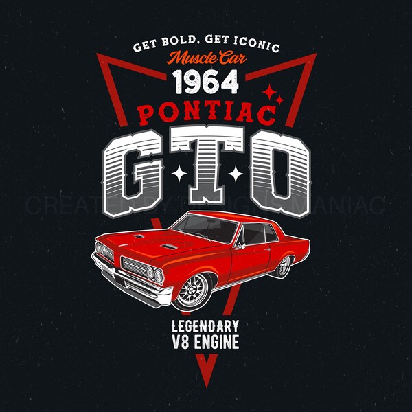 Pontiac Gto Svg - Etsy