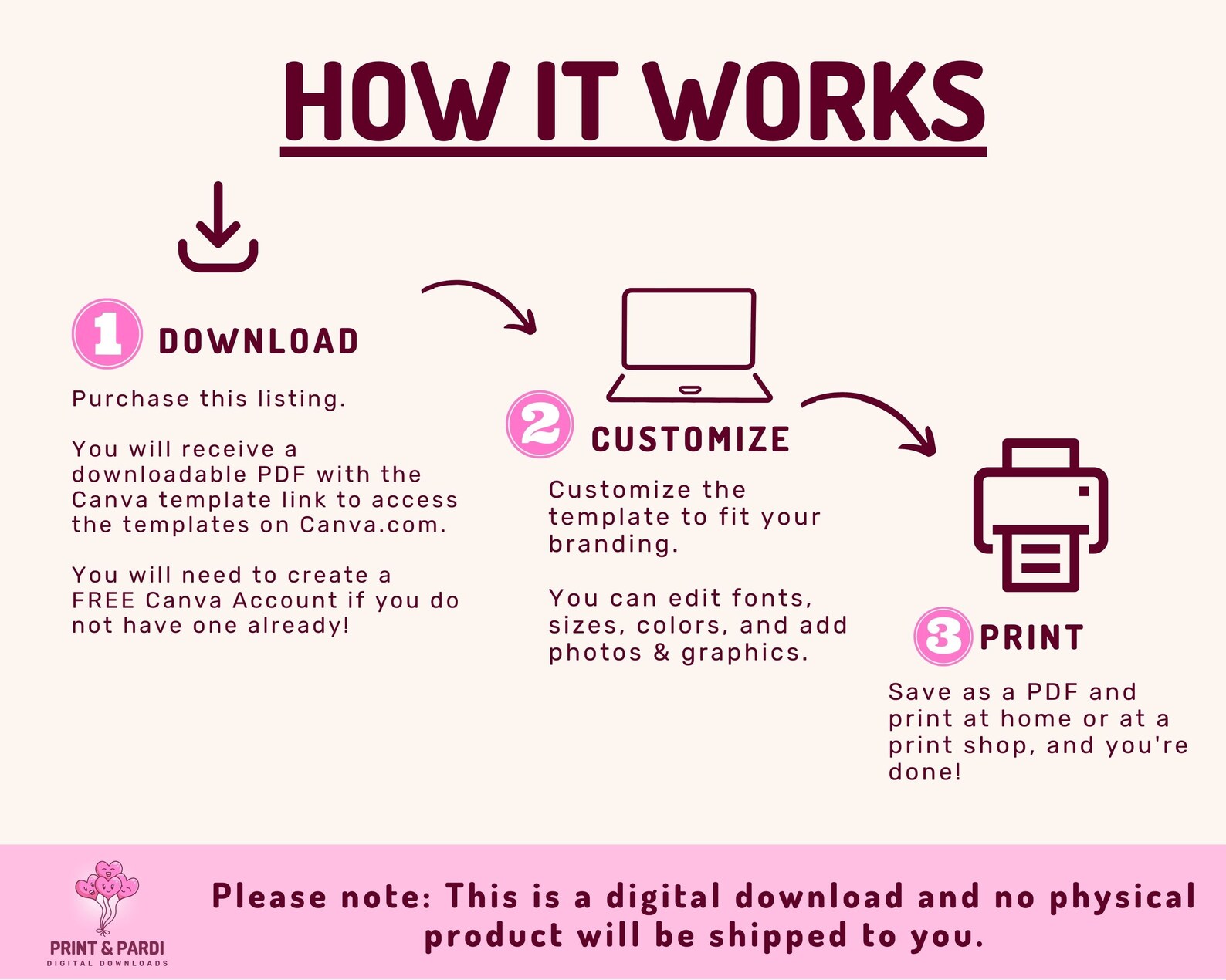 Editable Sign up Sheet Template, Printable Sign in Sheet Bundle ...