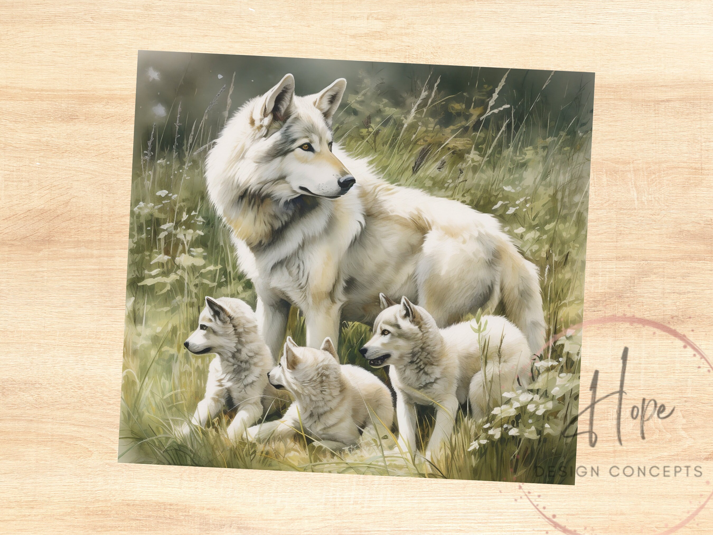 Grey Wolf 20 Oz Skinny Tumbler Design Sublimation Digital Download ...