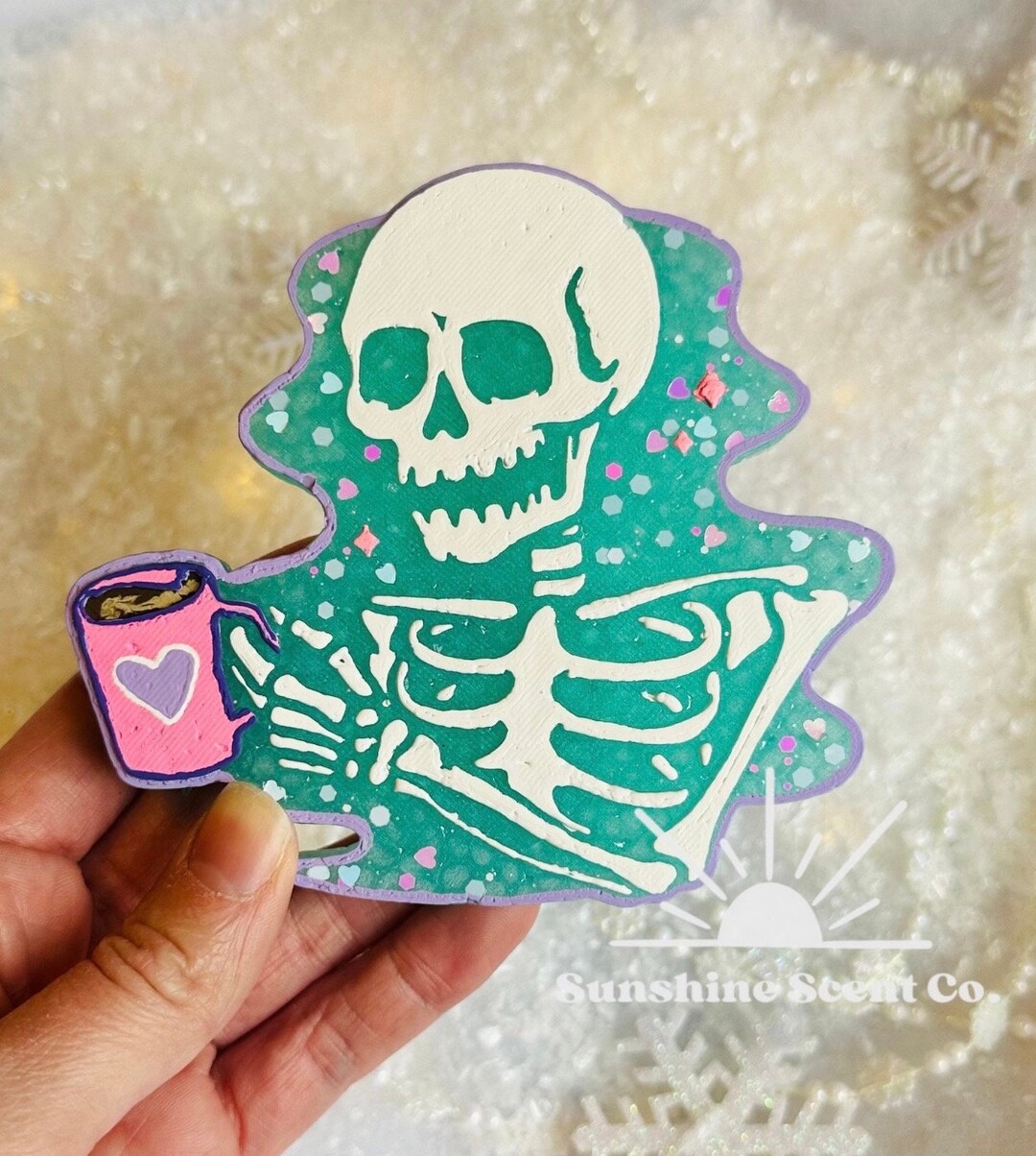 Coffee Skeleton Freshie , Coffee Skeleton Freshy , Valentines Day ...