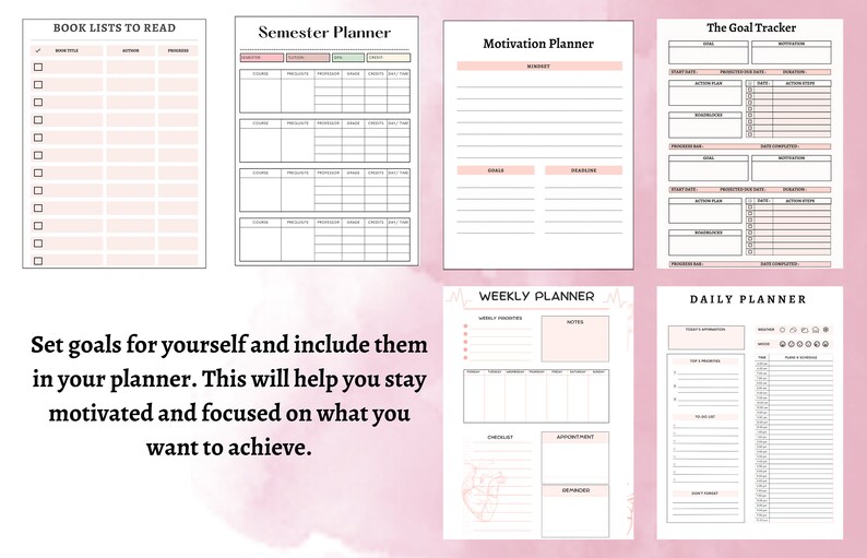 Nursing School Planner Printable ,nurse Notebook , Nursing Student ...