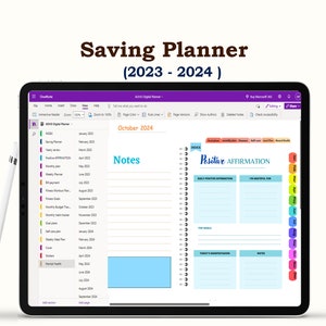Onenote Digital Planner 2023-2024 – Stickers, Templates (digital ...