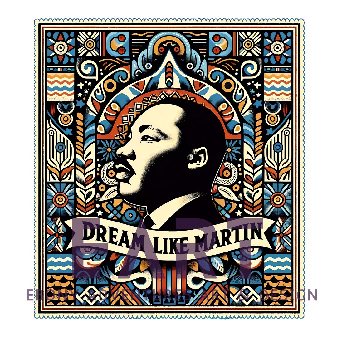 Martin Luther King Clipart Black History Month Civil Rights Icons Black ...