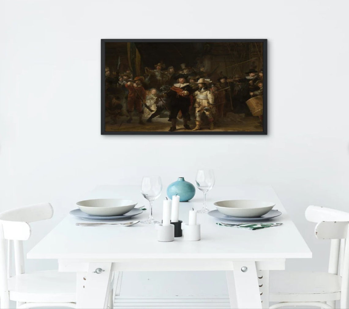 Rembrandt's the Night Watch Print – High-resolution Fine Art (digital ...