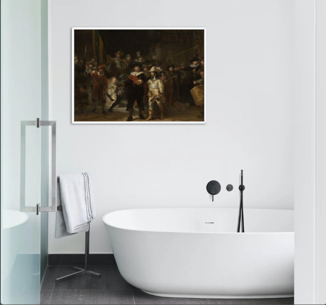 Rembrandt's the Night Watch Print – High-resolution Fine Art (digital ...