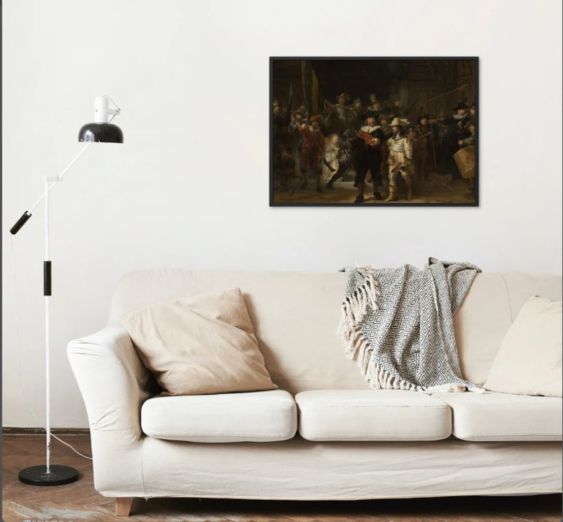 Rembrandt's the Night Watch Print – High-resolution Fine Art (digital ...