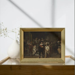 Rembrandt's the Night Watch Print – High-resolution Fine Art (digital ...