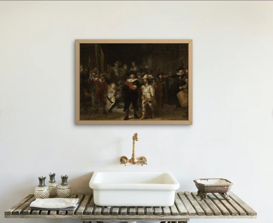 Rembrandt's the Night Watch Print – High-resolution Fine Art (digital ...