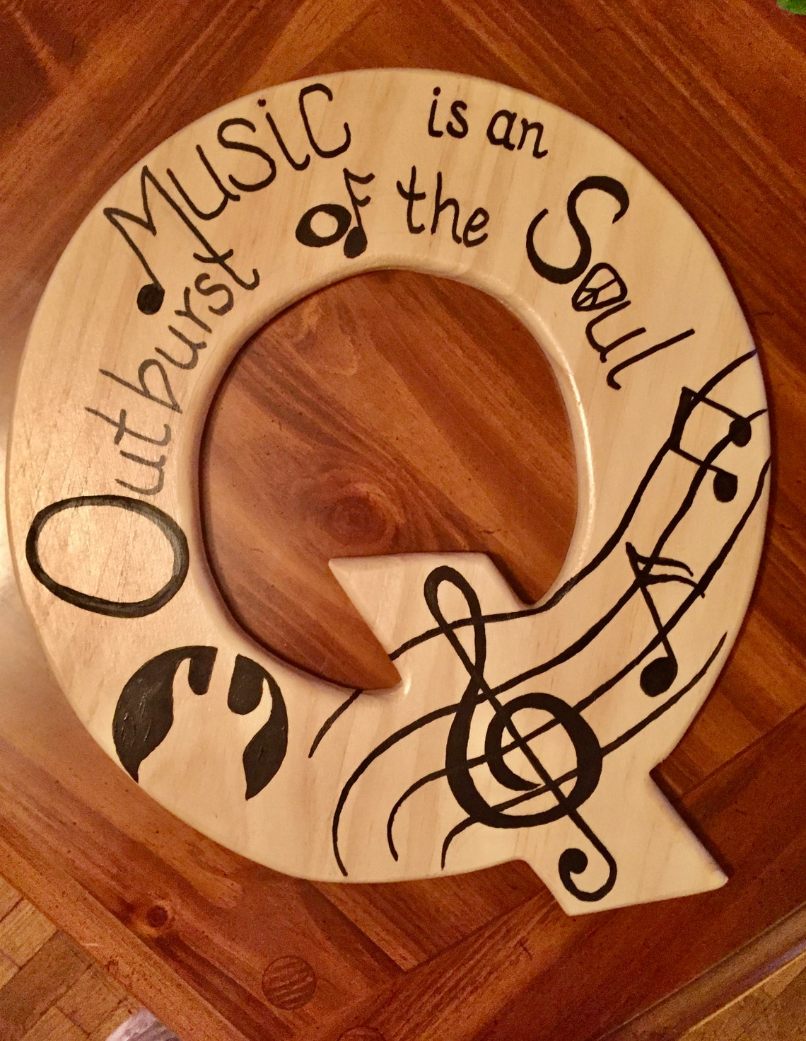Decorative Wood Letters, Personalize, Hand-painted - Etsy