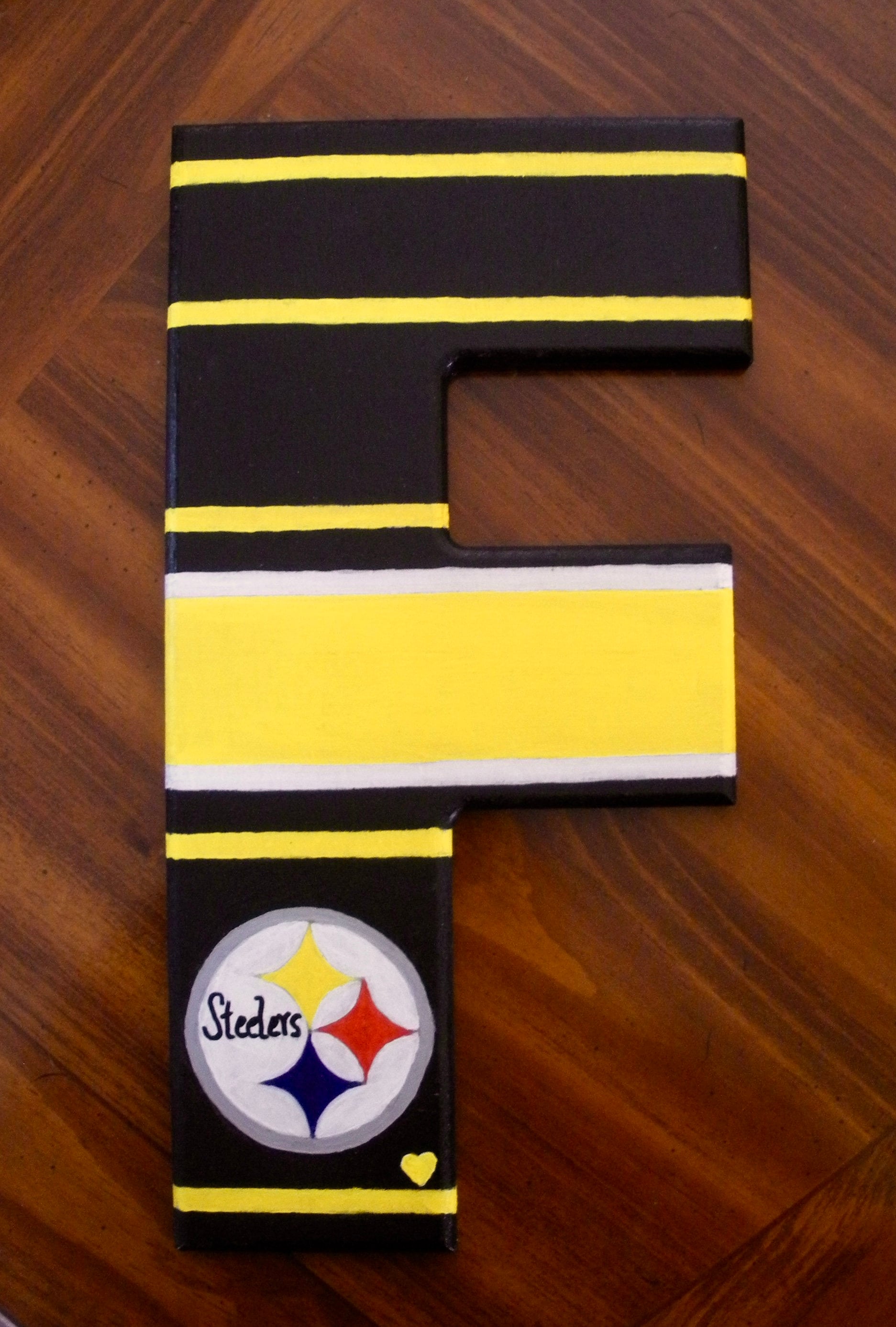 Sports Themed Wood Letters, Personalized, Hand-painted. Football ...