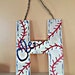 Sports Themed Wood Letters, Personalized, Hand-painted. Football ...