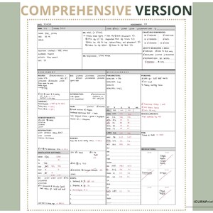 ICU Nurse Brain Report Sheet Printable PDF Download - Etsy UK