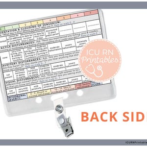 CIWA-AR: Alcohol Withdrawal Assessment Badge Insert | Printable PDF ...