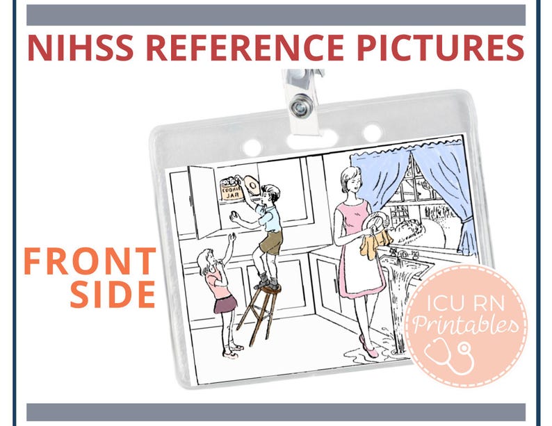 NIH Stroke Scale NIHSS Printable PDF Download - Etsy